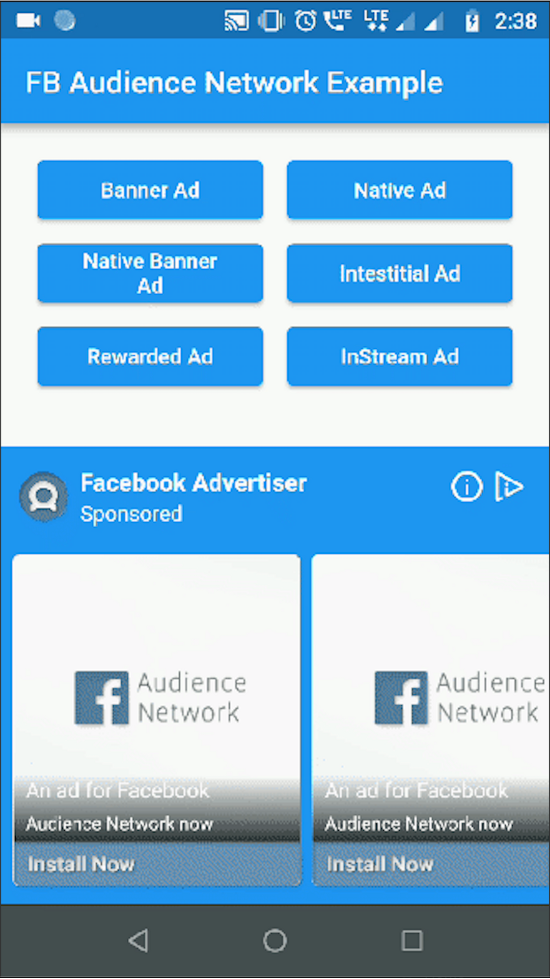Facebook Audience Network For Flutter Its All Widgets
